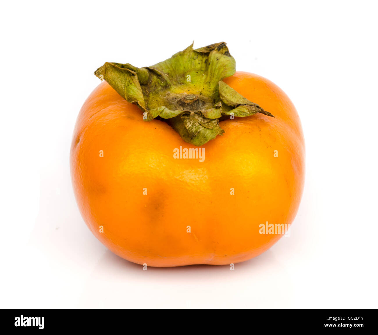 Ripe Persimmon fruit isolated on white background Stock Photo - Alamy