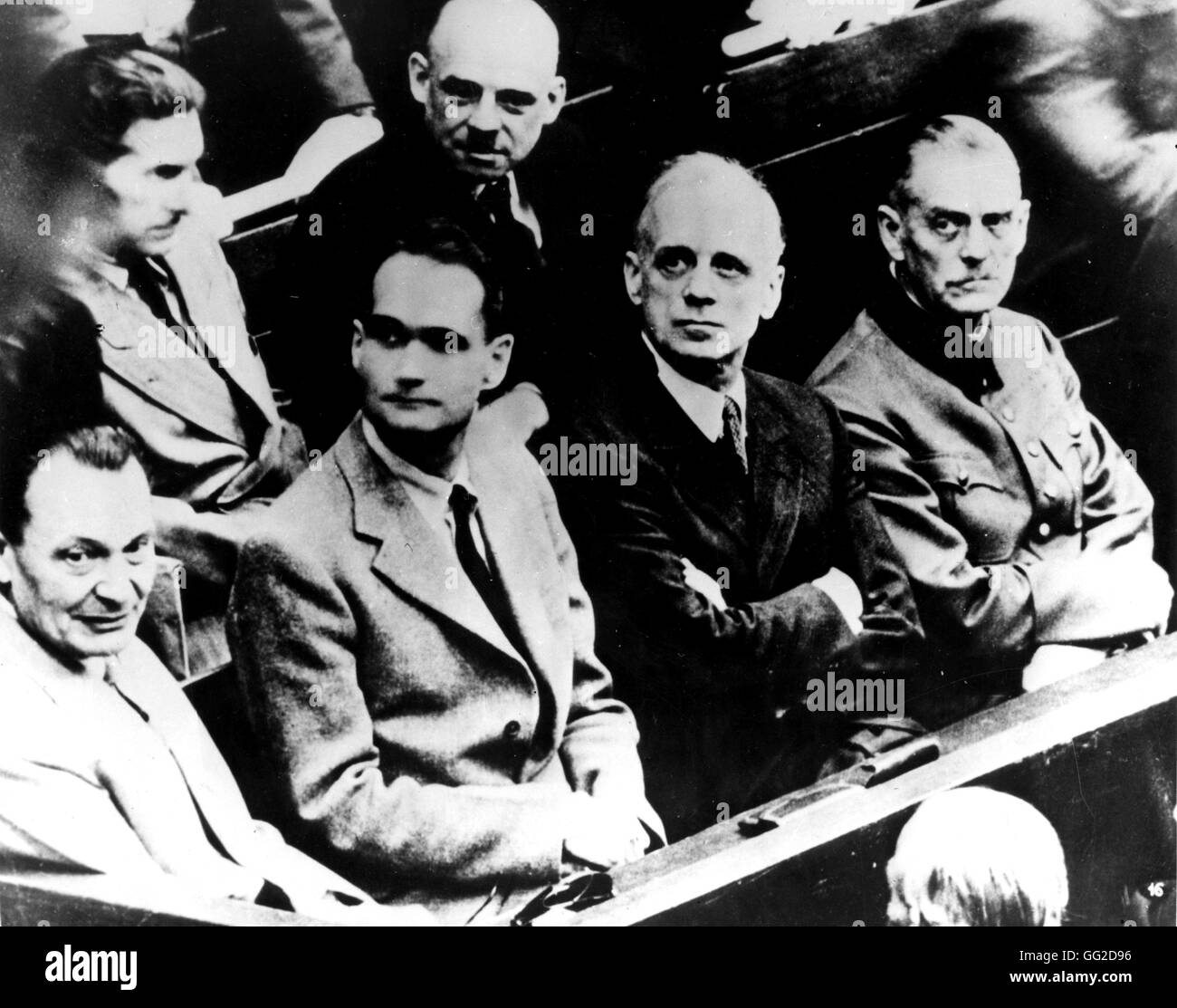 Nuremberg Trials. Goering, Hess, Ribbentrop and Keitel 20th Germany ...
