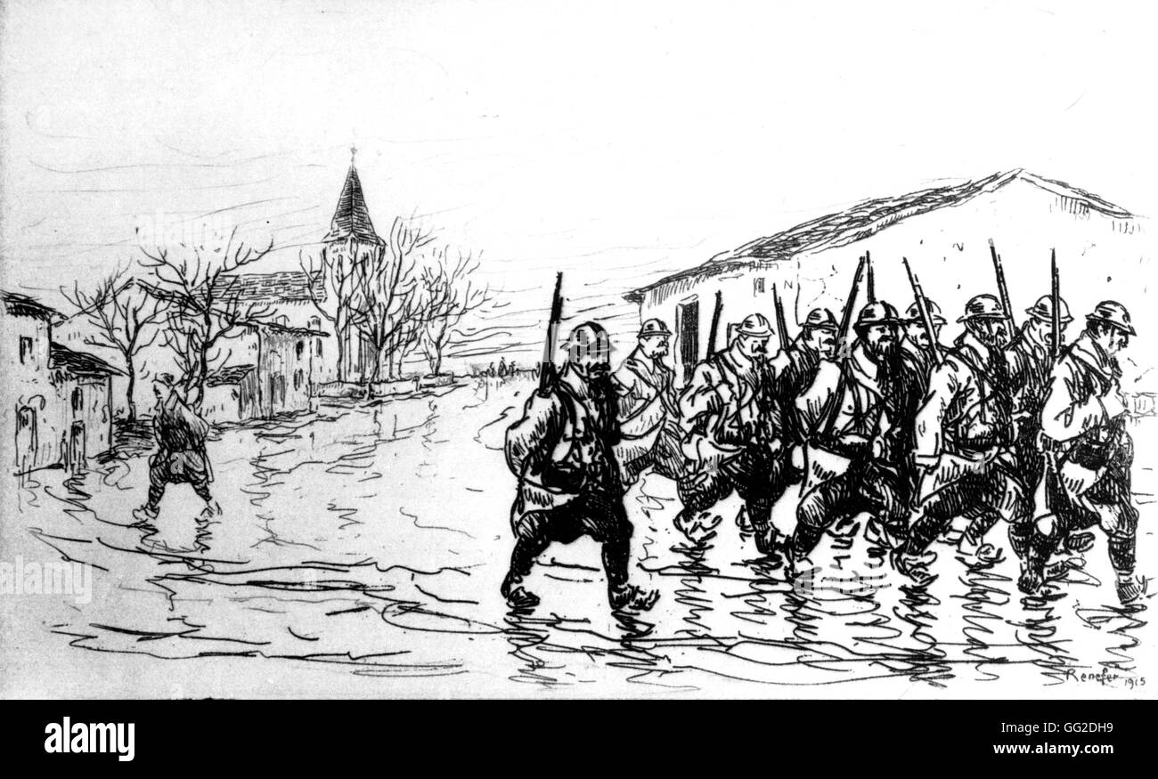 World War 1 Soldiers Drawing