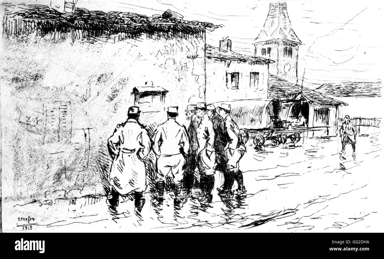 Ww1 soldiers drawing hi-res stock photography and images - Alamy