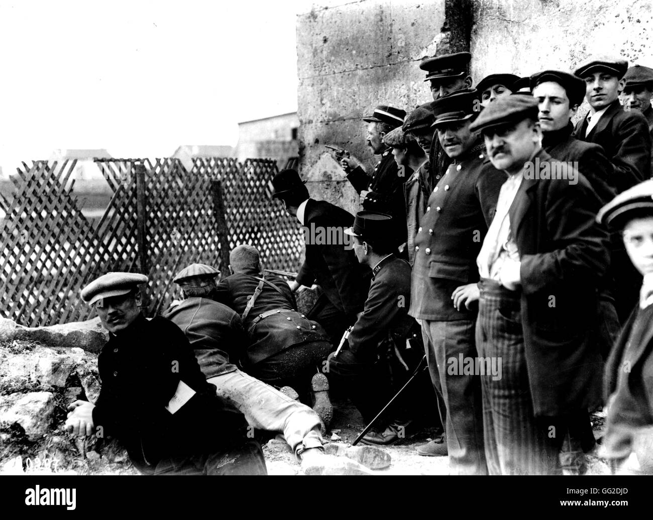 Headquarters where the French anarchist and bandit Bonnot took refuge ...