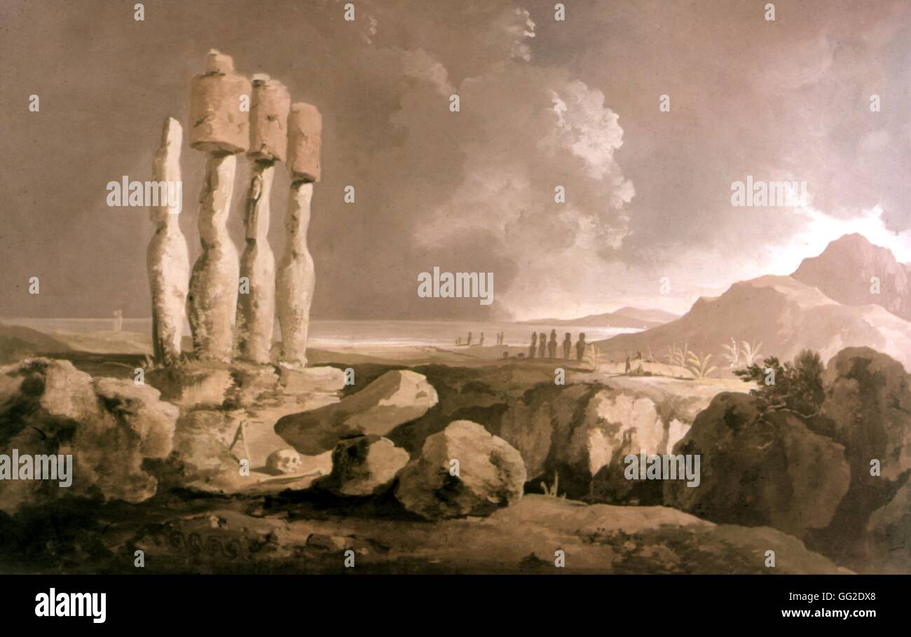 William Hodges (1744-1797) Captain Cook's second voyage. Cautious ...