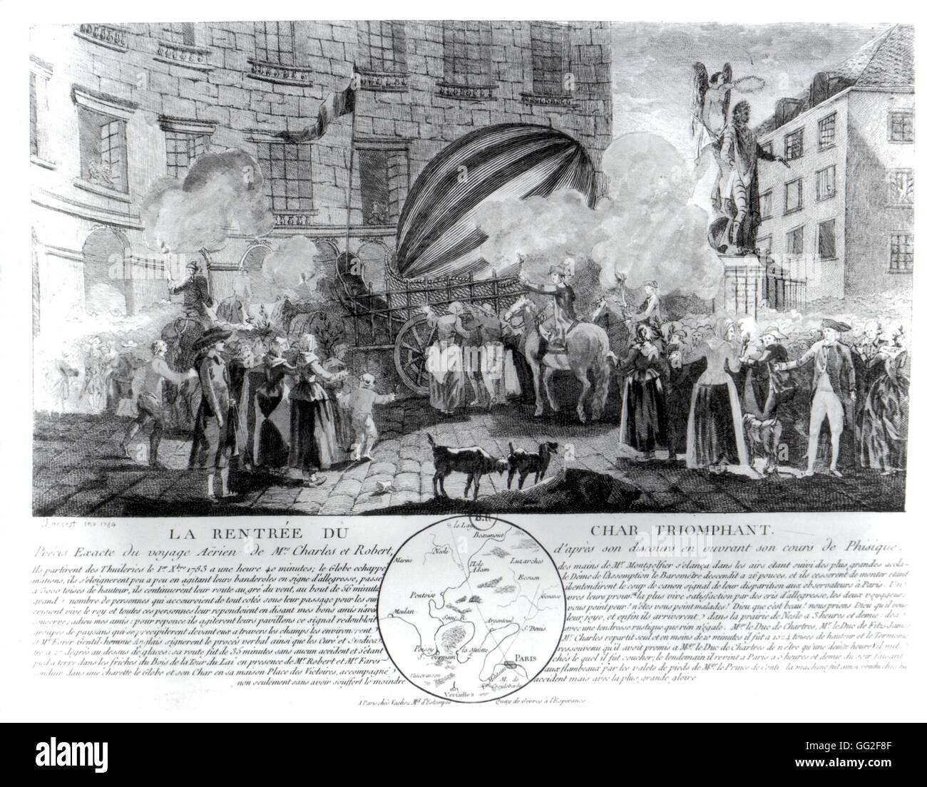 1783 france paris bibliotheque nationale hi-res stock photography and ...