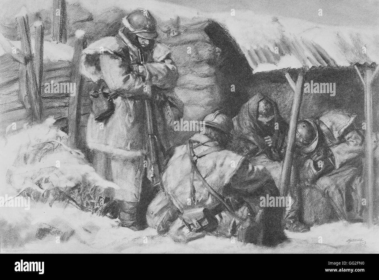 1917 Drawing High Resolution Stock Photography and Images - Alamy