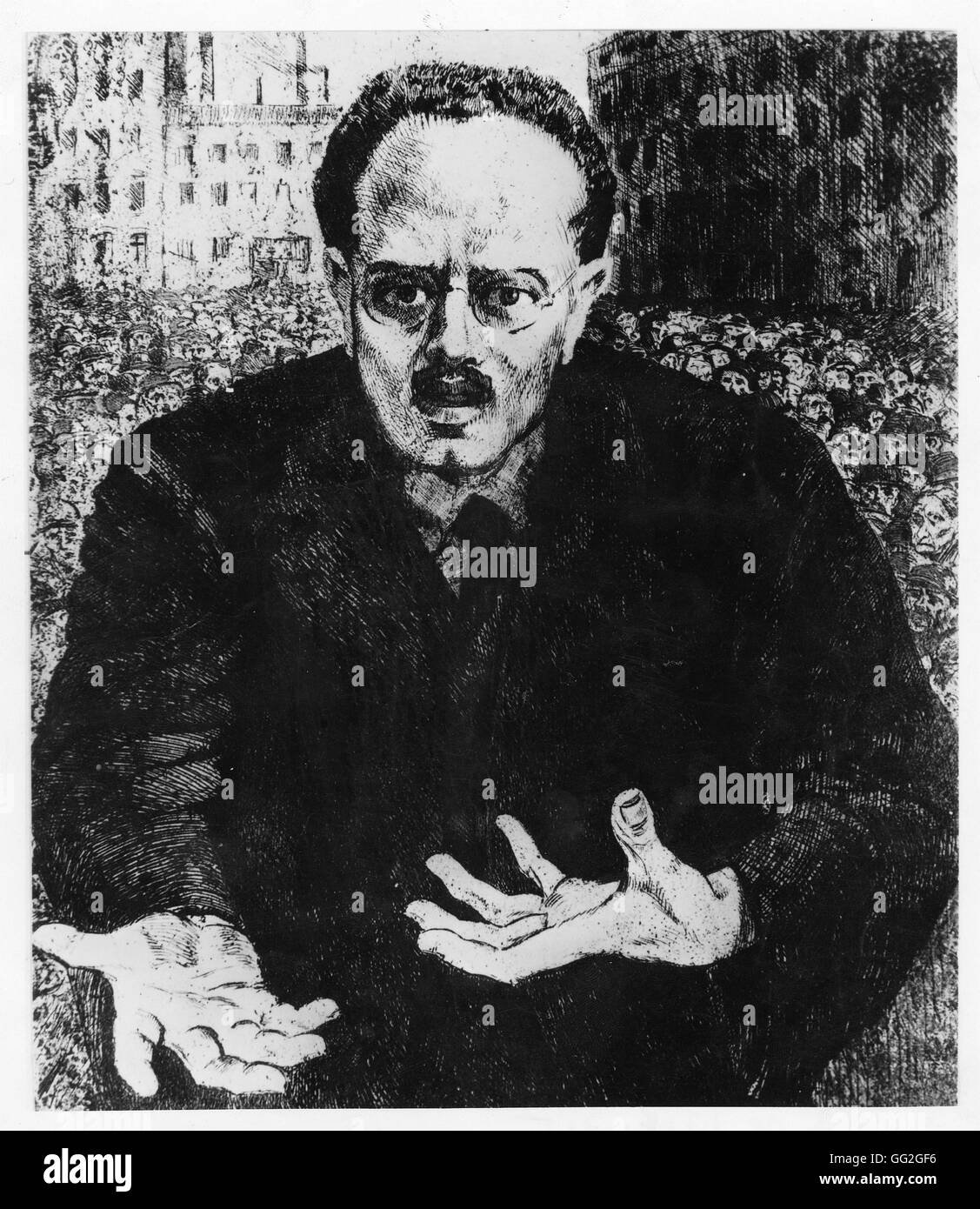 Karl liebknecht kollwitz Black and White Stock Photos & Images - Alamy