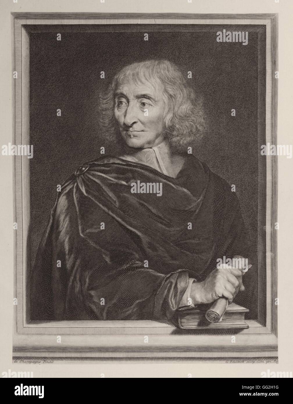 Gerard edelinck after philippe de champaigne hi-res stock photography ...