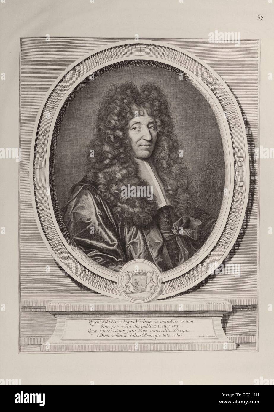 Gerard edelinck after hyacinthe rigaud hi-res stock photography and ...