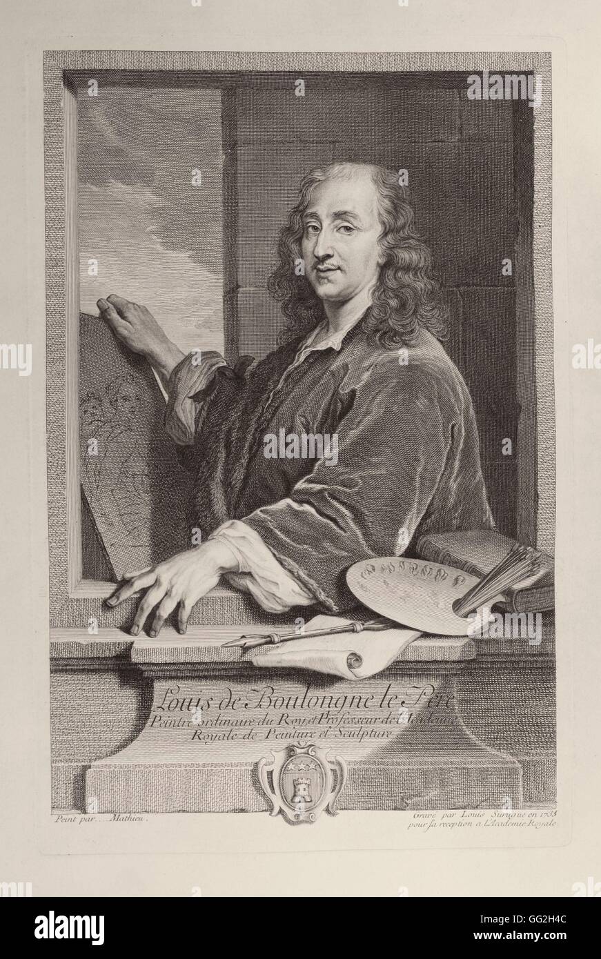 Louis de Boullogne, known as Louis le père, (1609-1674), French painter ...