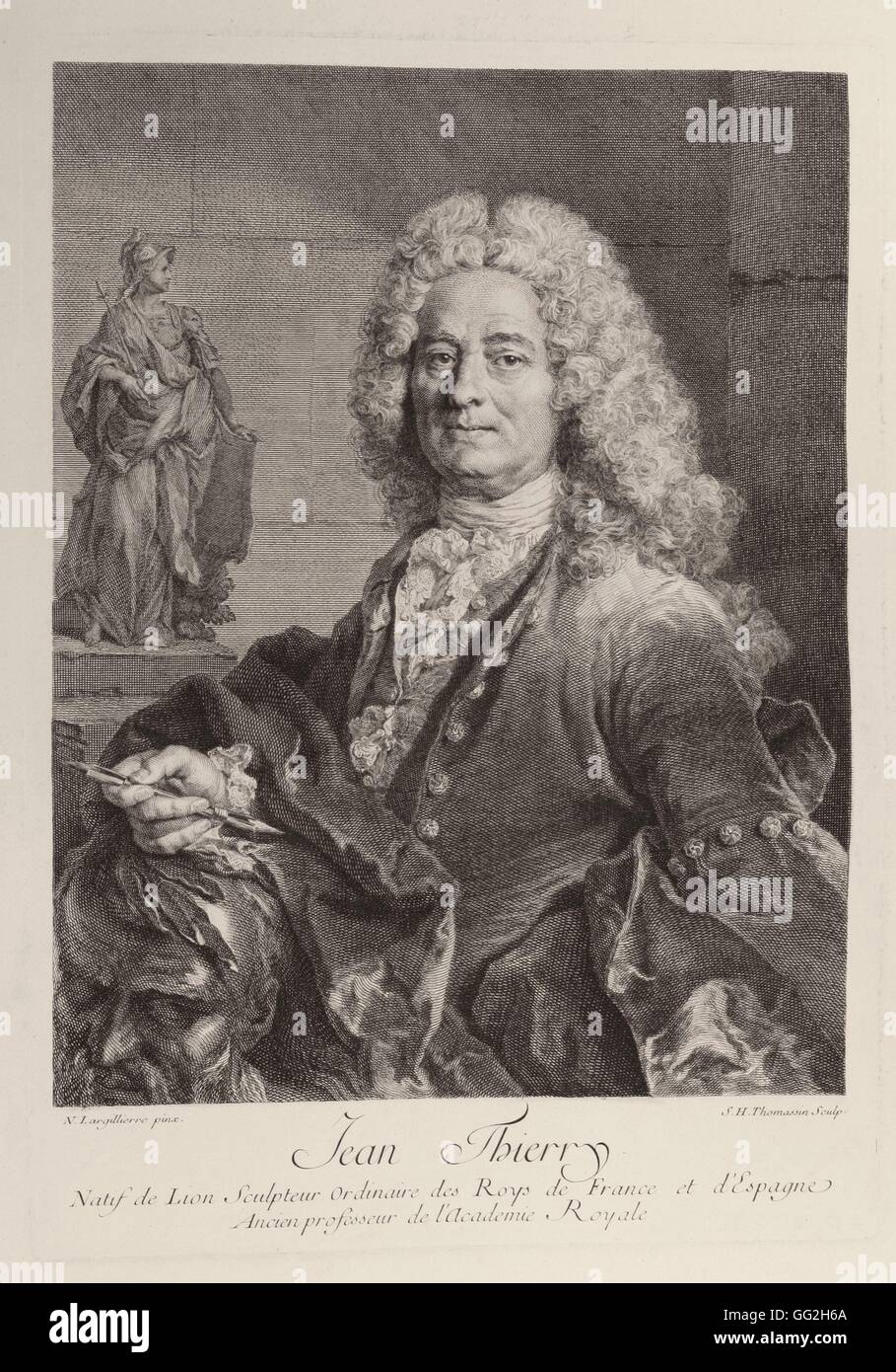 Jean Thierry, (1669-1739), French sculptor Stock Photo - Alamy