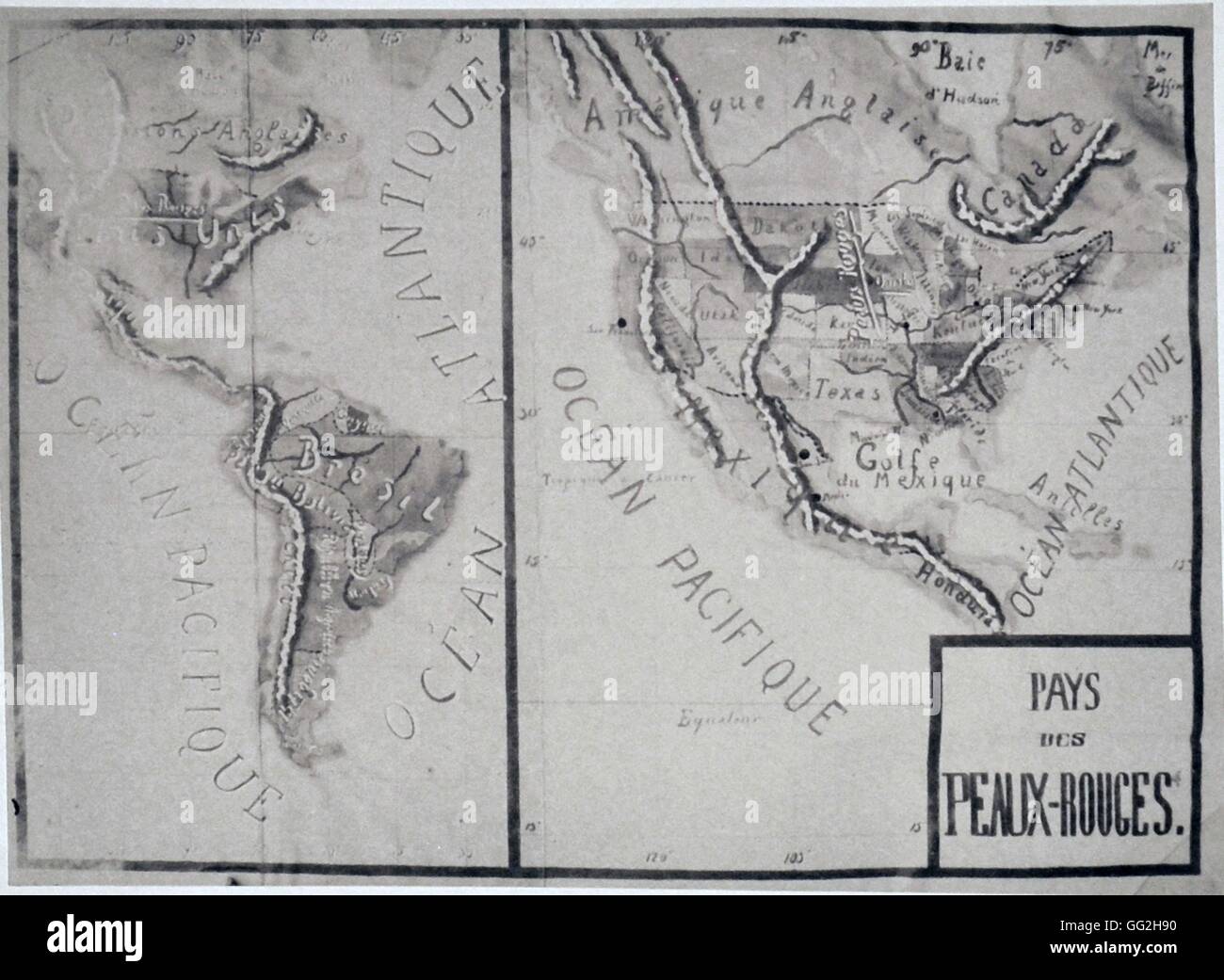 Native american territories hi-res stock photography and images - Alamy