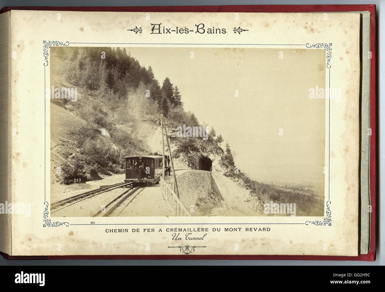 The French city of Aix-les-Bains: rack railway on the Mont Revard Album ...