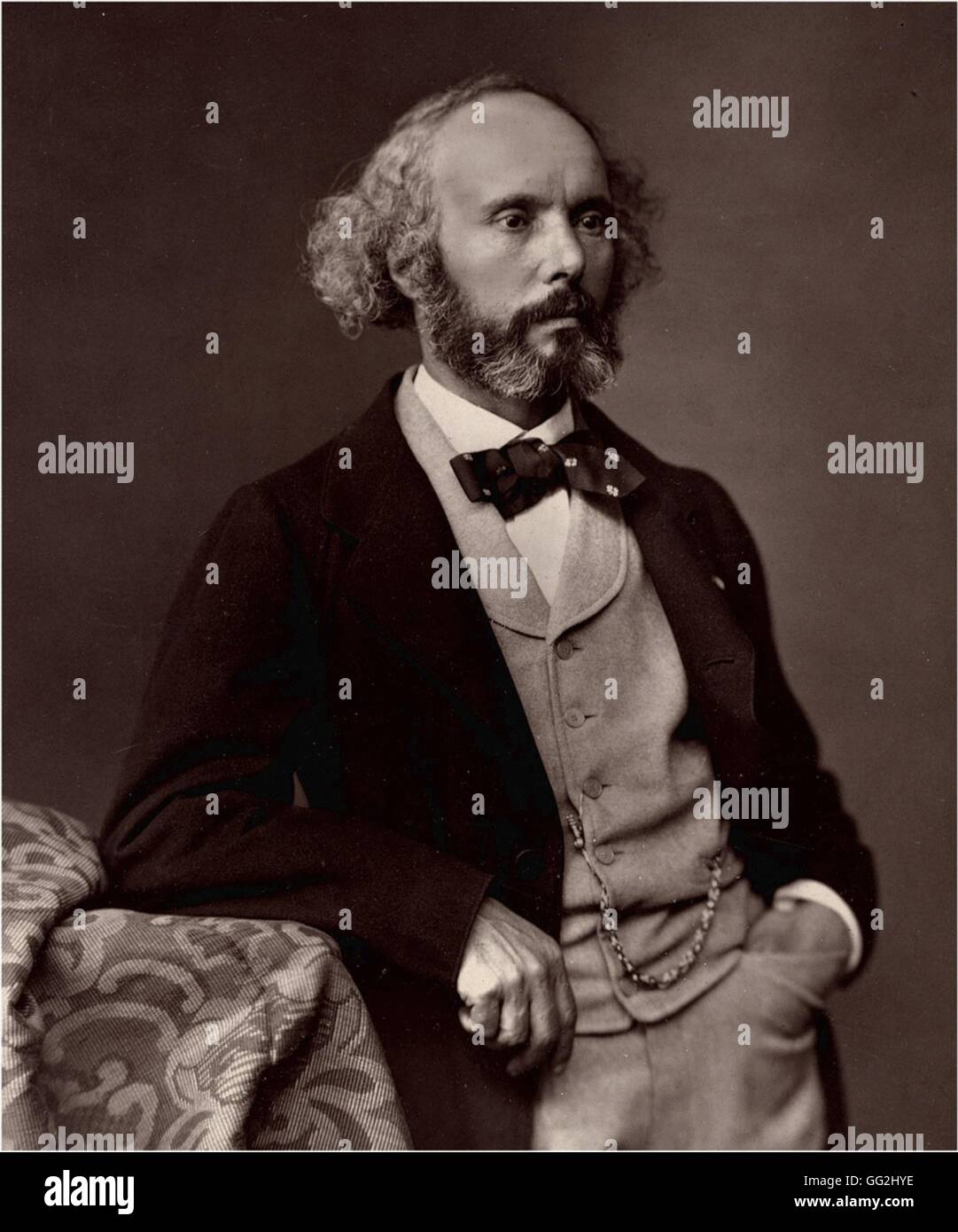 Félicien David (1810-1876), french composer Photo by Bertall and Cie ...