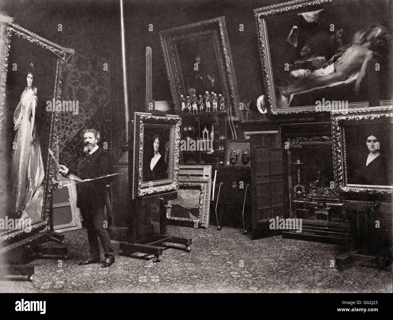 French painter Charles Auguste Durand, known as Carolus-Duran in his ...