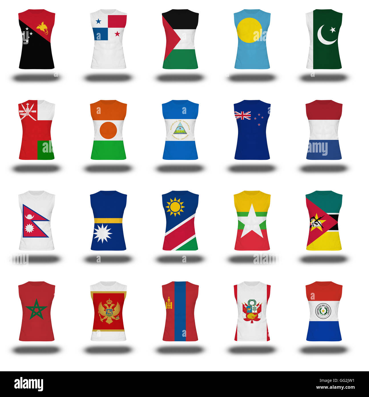 compilation of nationals flag shirt icon on white background part 710 ...