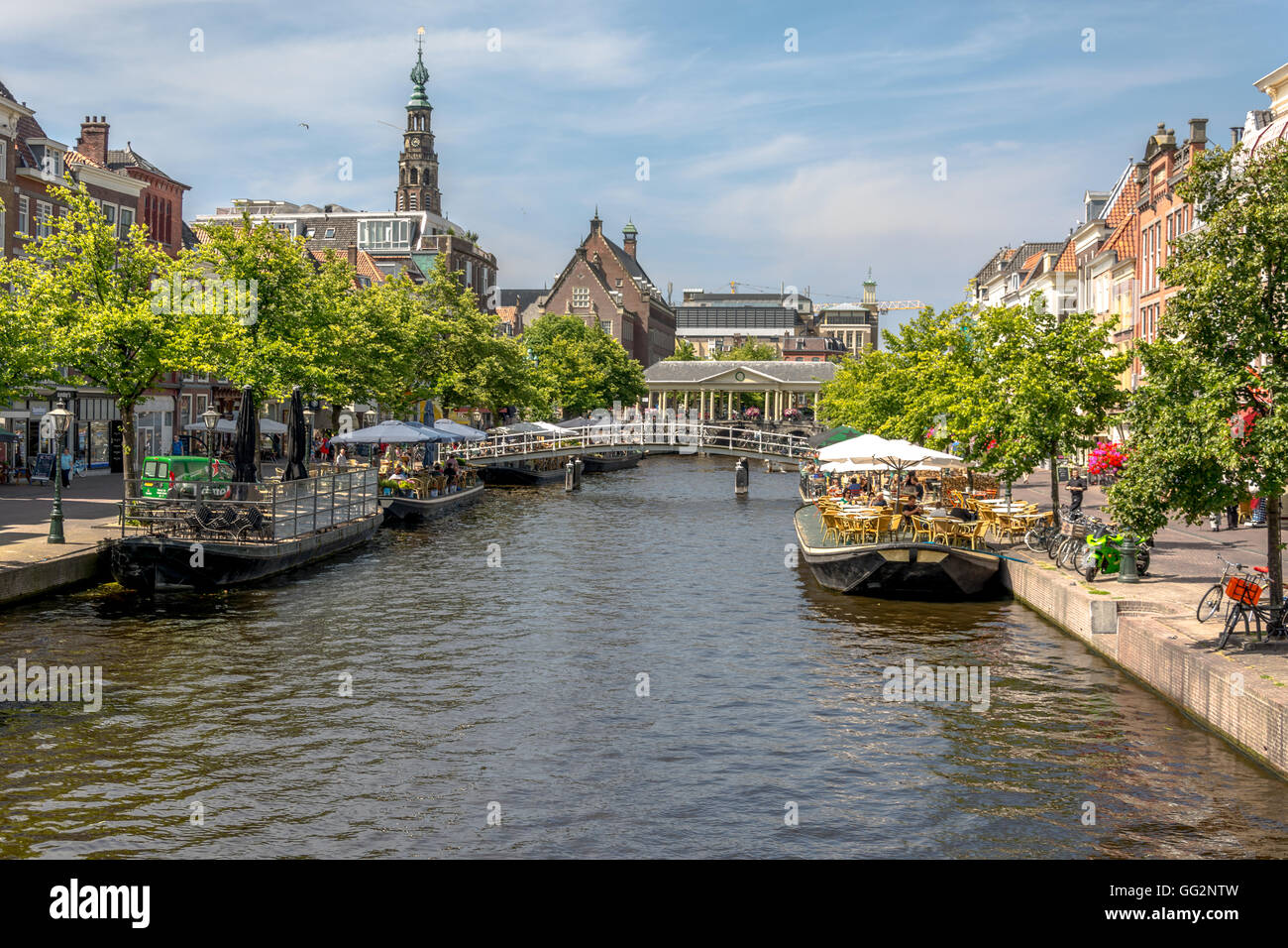 Photos from historic Leiden City Centre Stock Photo - Alamy