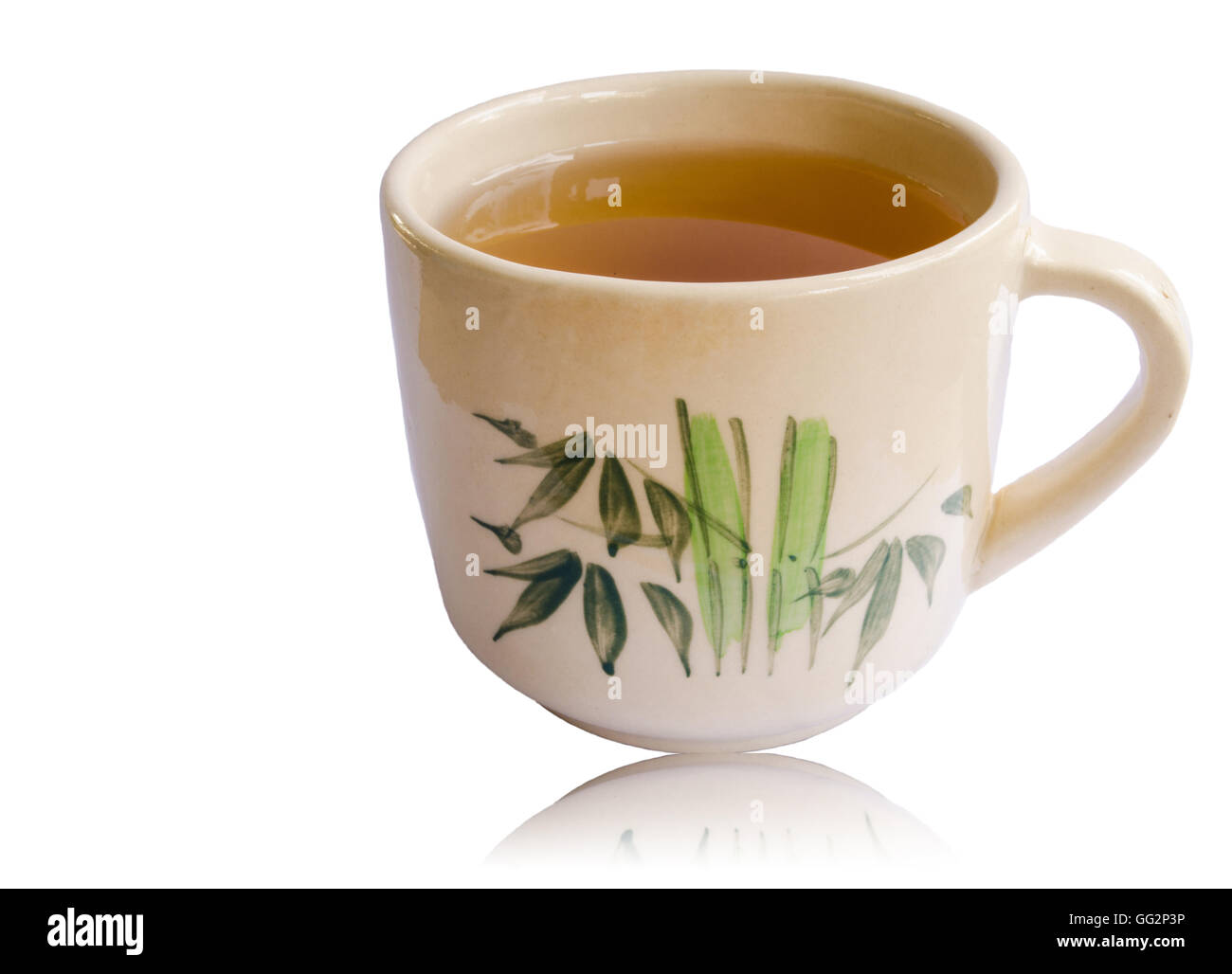 teacup on white background Stock Photo - Alamy
