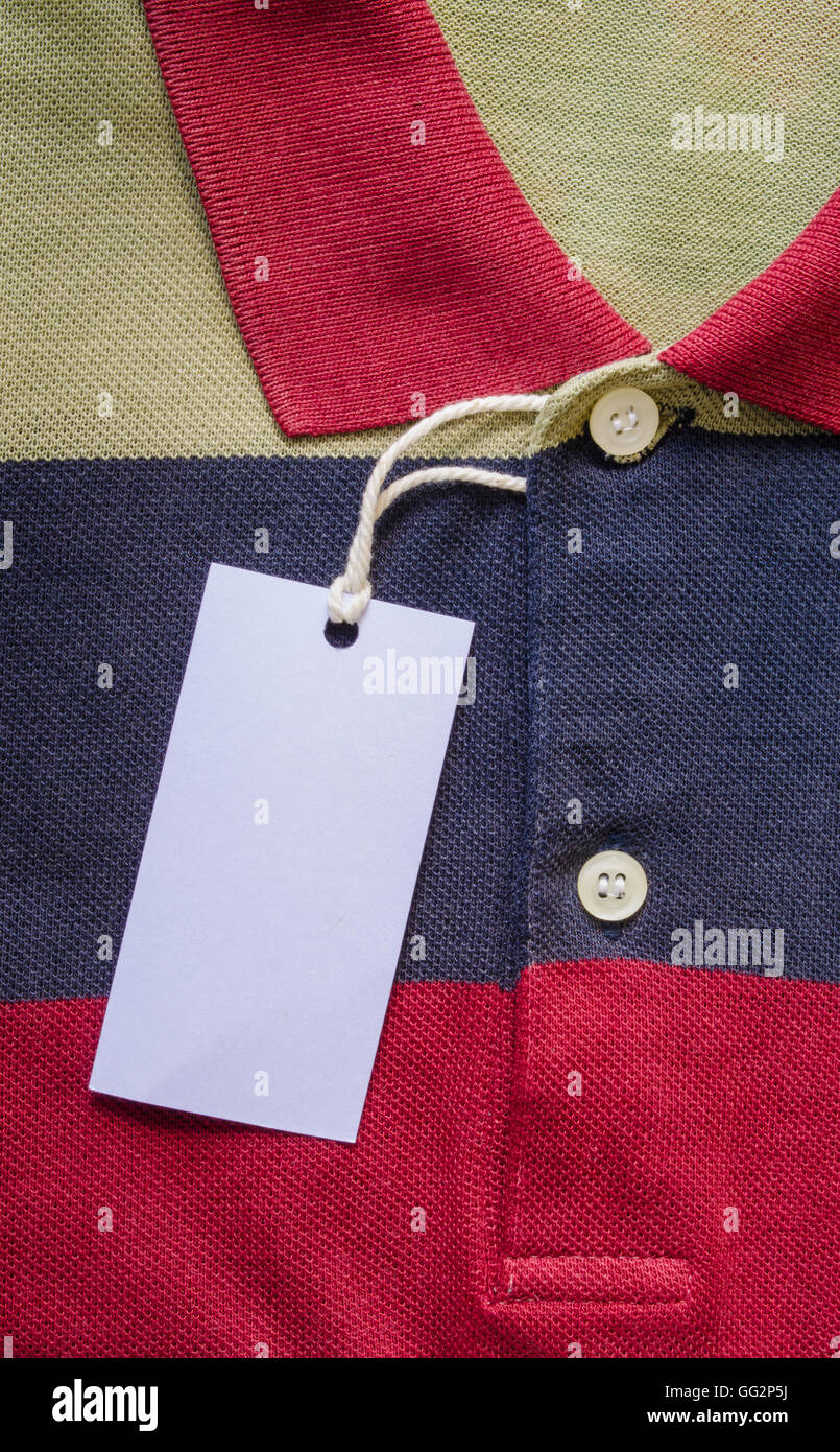 Cotton shirt tag hi-res stock photography and images - Alamy