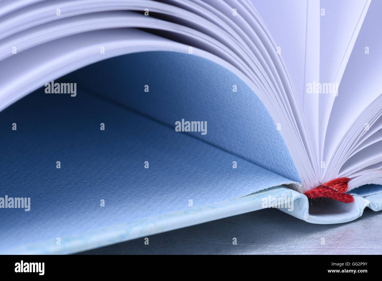 Closeup of open notebook Stock Photo - Alamy