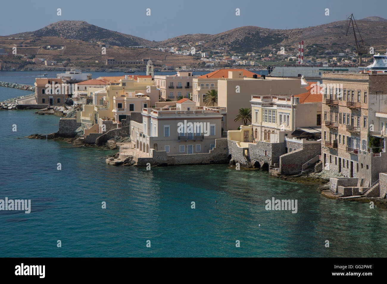 Town hall ermoupolis syros island hi-res stock photography and images ...