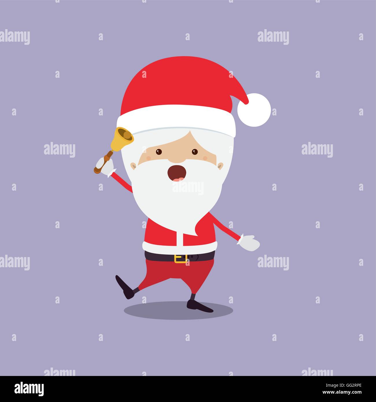 santa claus cute character icon Stock Vector Image & Art - Alamy