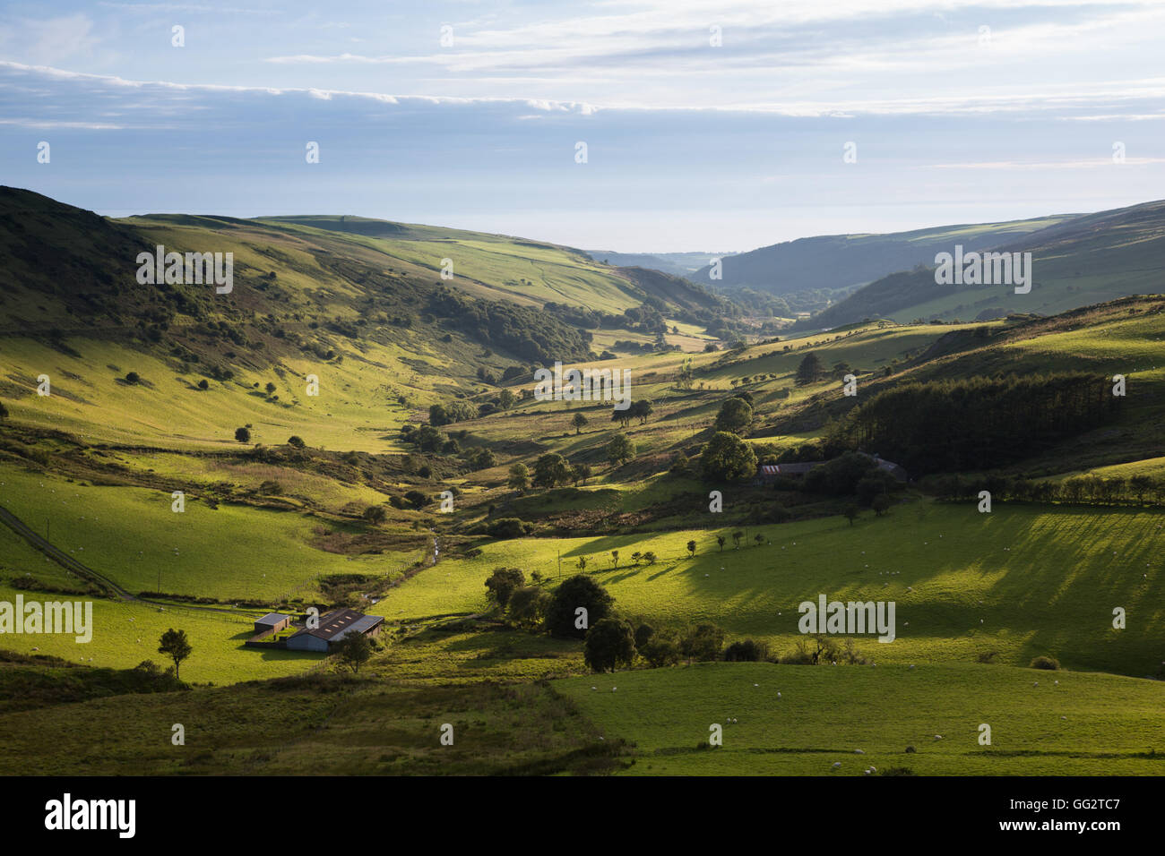 Cwm Ceulan, a scenic remote farming valley between Tal-y-bont and ...