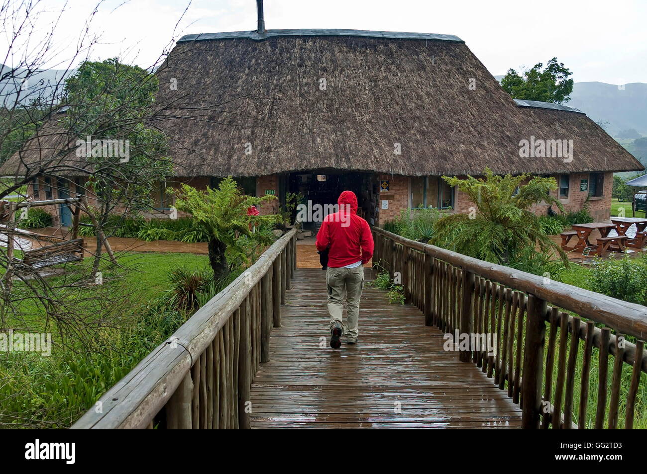 Guest house at Royal Natal National Park in Drakensberg, South Africa ...