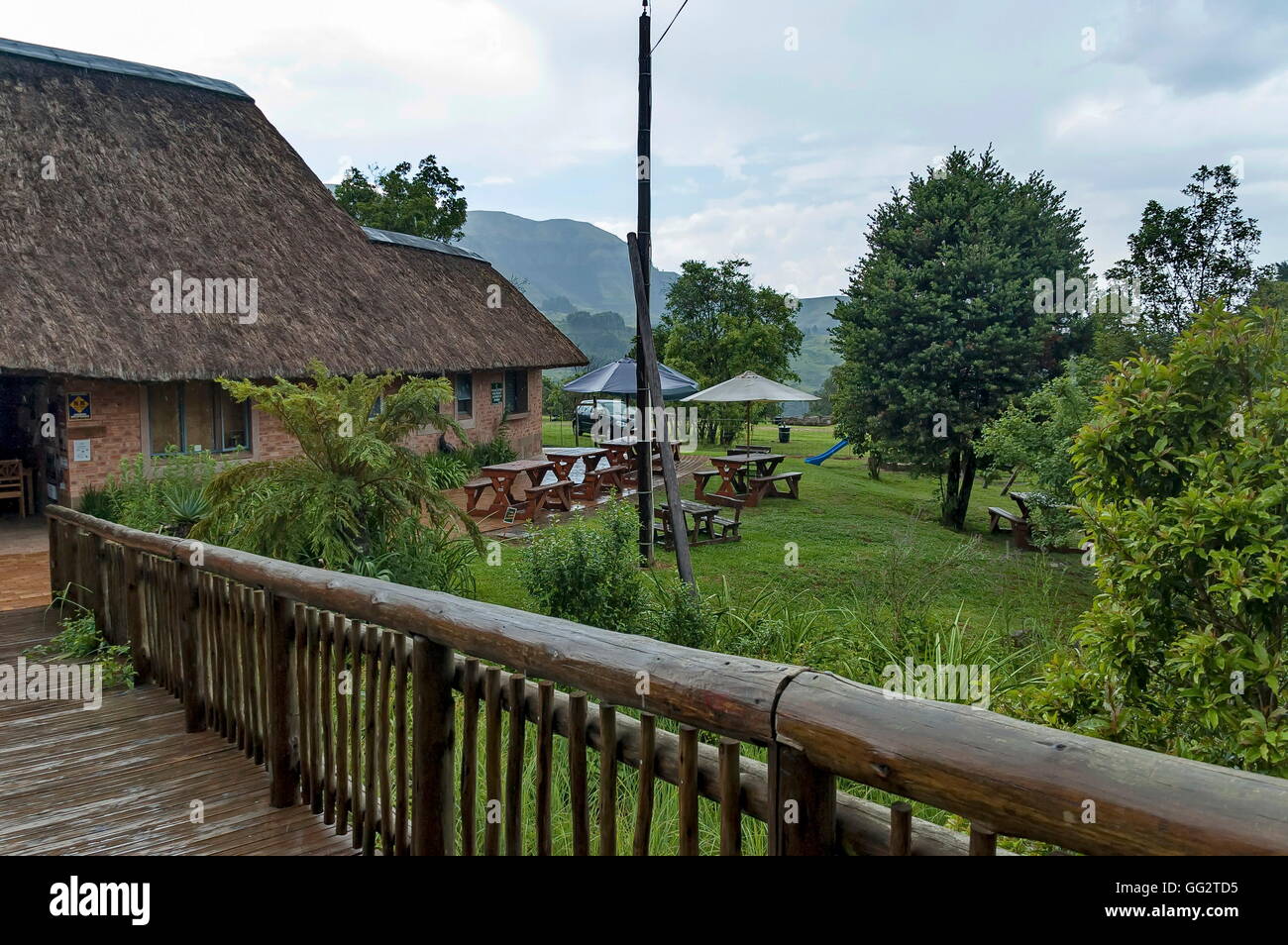 Guest house at Royal Natal National Park in Drakensberg, South Africa ...