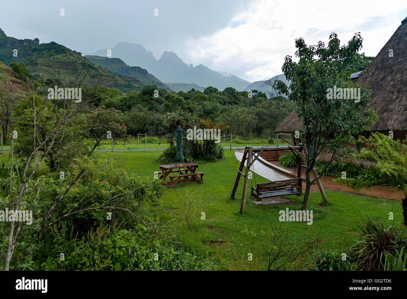 Guest house at Royal Natal National Park in Drakensberg, South Africa ...