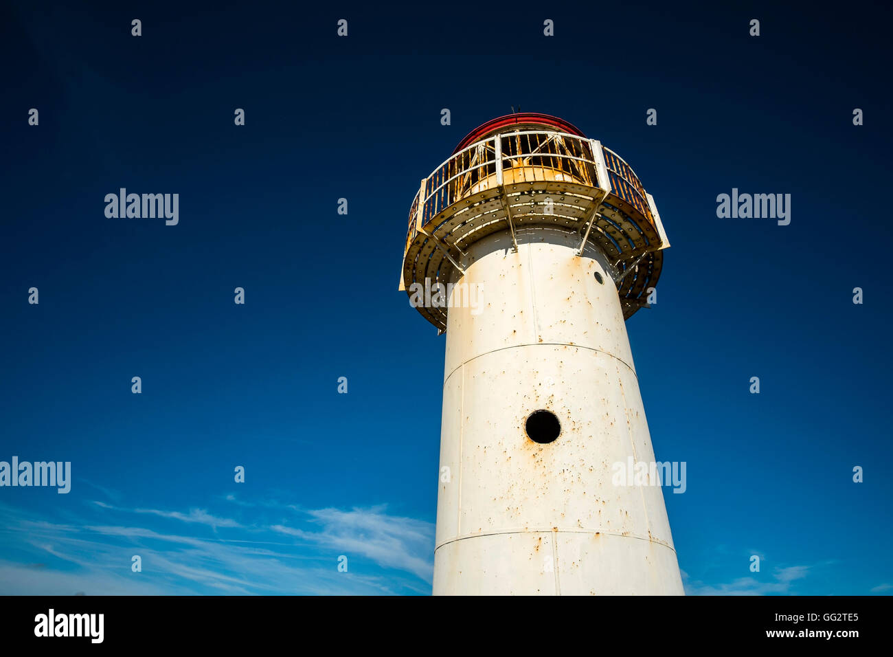 Hodbarrow Lighthouse, Haverigg, Cumbria Stock Photo - Alamy