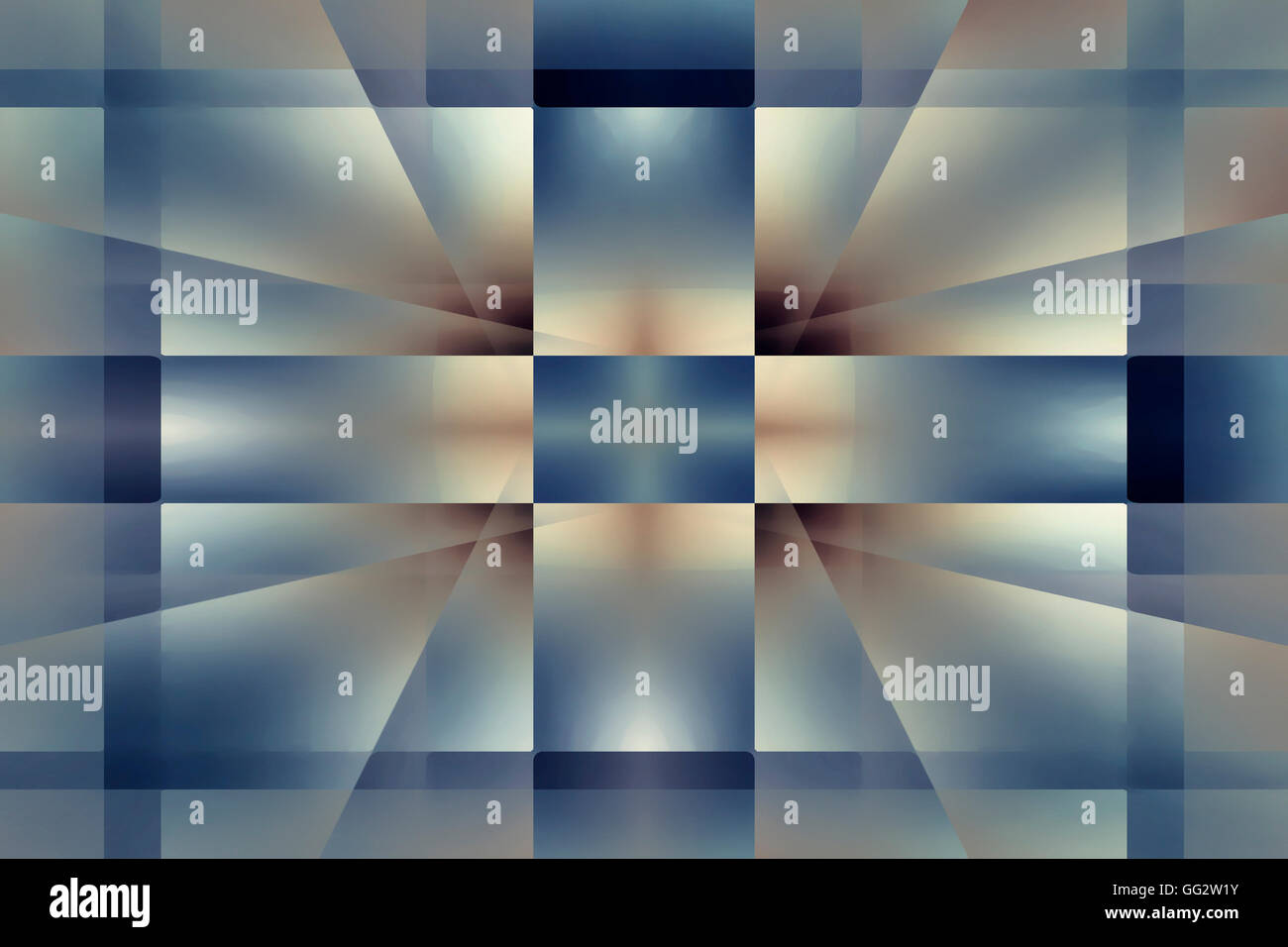 Abstract blue and yellow geometric pattern Stock Photo - Alamy