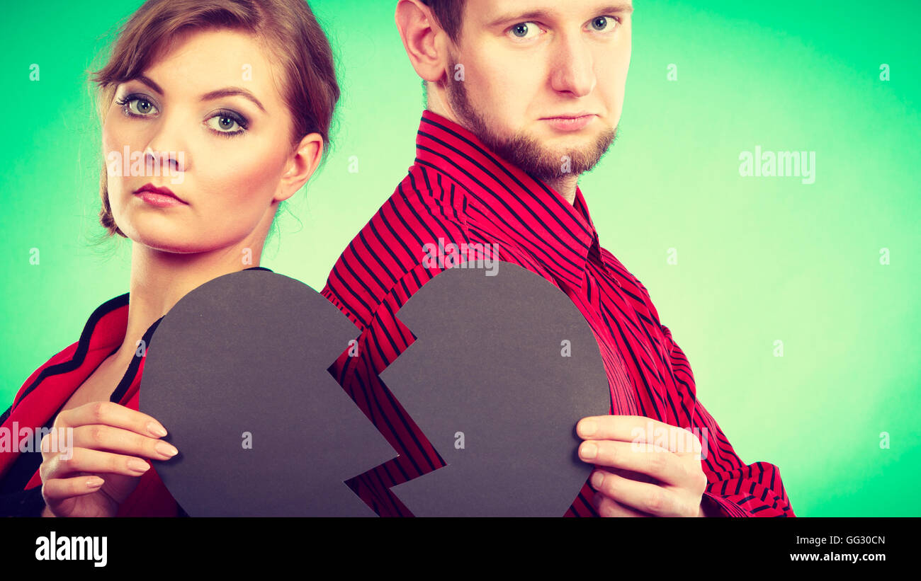 Two People Breaking Up