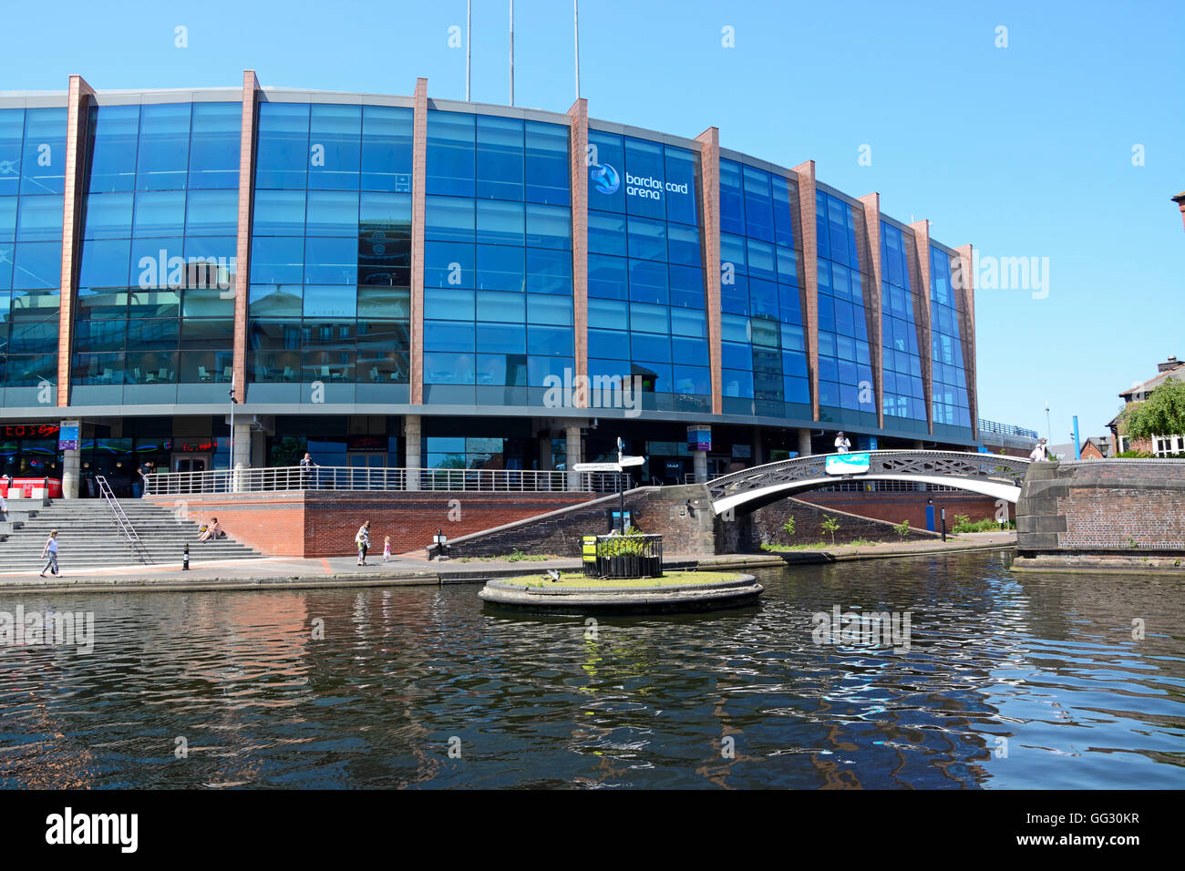 View of the National Indoor Arena aka the Barclaycard Arena at Old Turn ...