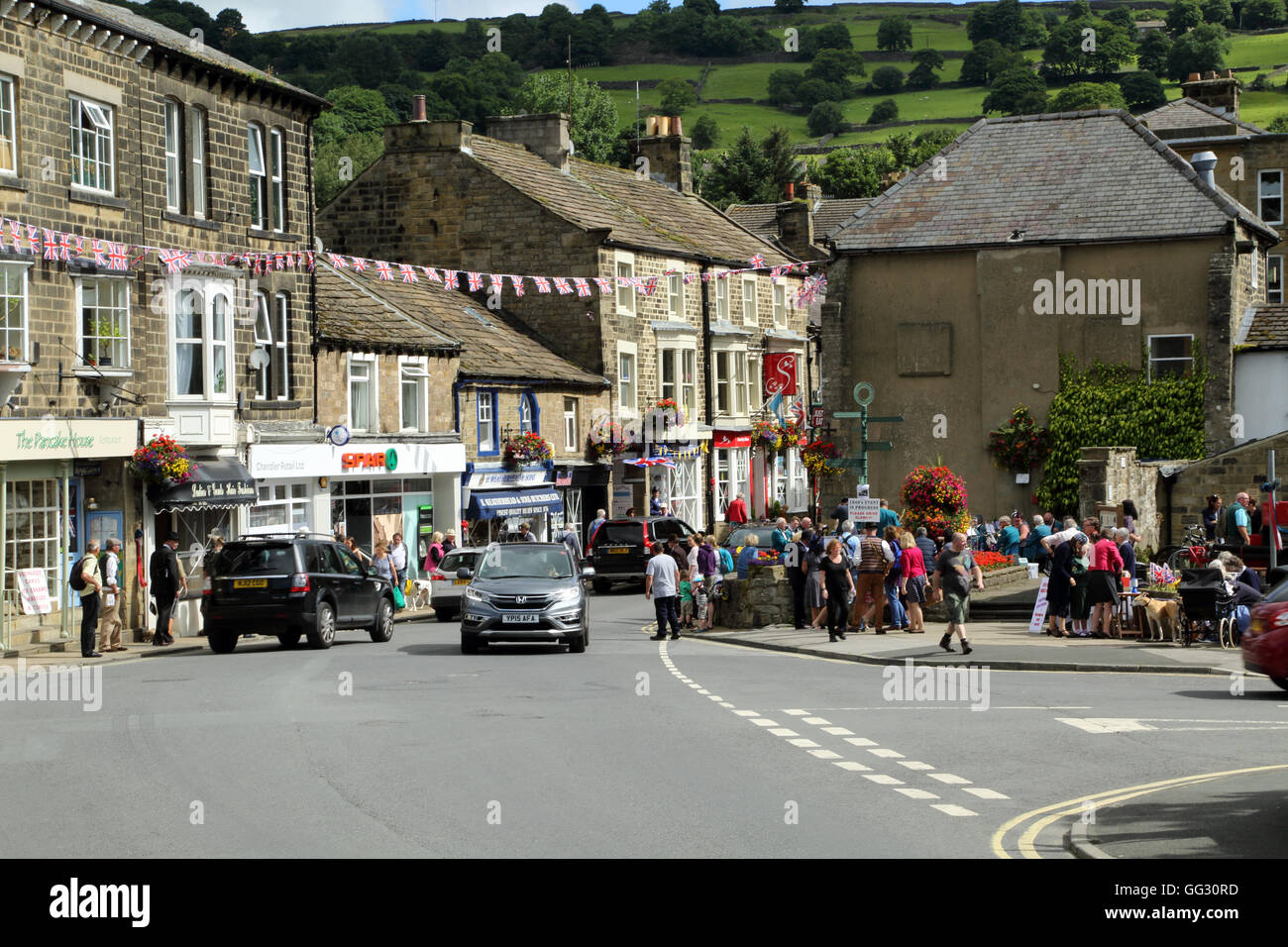 High Street, Pateley Bridge, North Yorkshire, England, United Kingdom ...