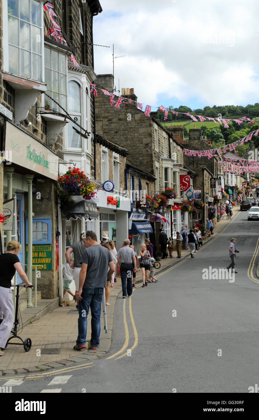 High Street, Pateley Bridge, North Yorkshire, England, United Kingdom ...