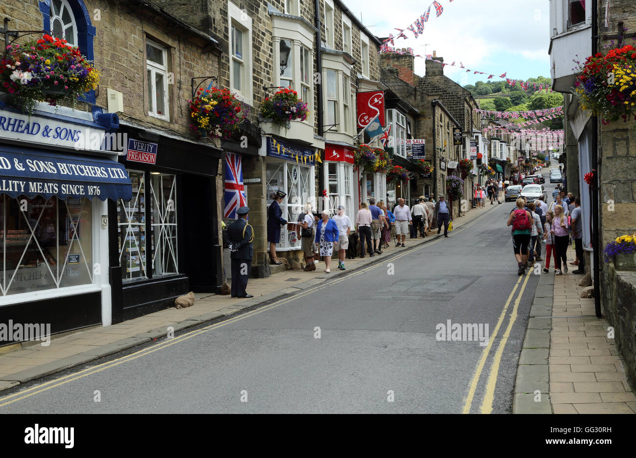 High Street, Pateley Bridge, North Yorkshire, England, United Kingdom ...
