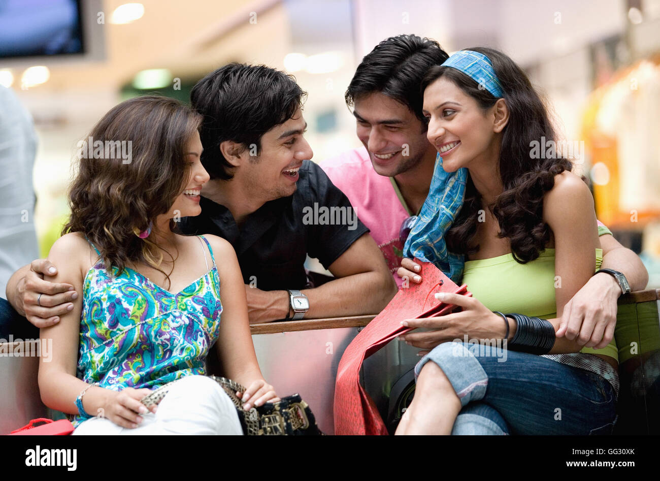 Friends having fun Stock Photo - Alamy