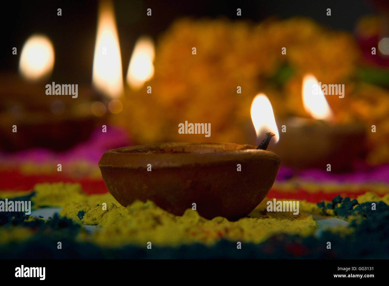 Decorated diwali light hi-res stock photography and images - Alamy