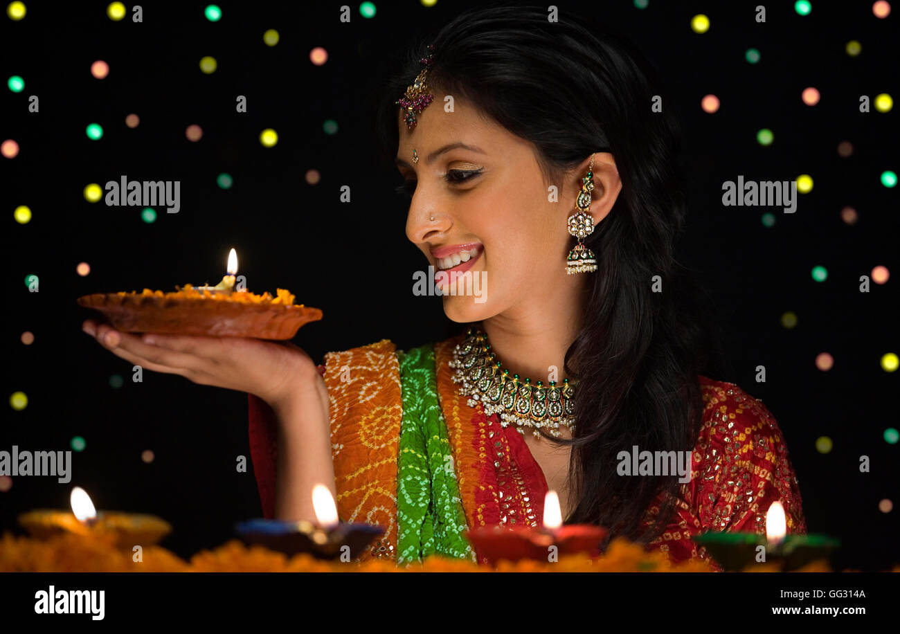 One diya hi-res stock photography and images - Alamy