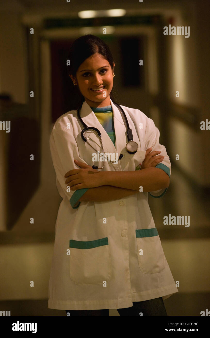 Portrait of a doctor Stock Photo - Alamy