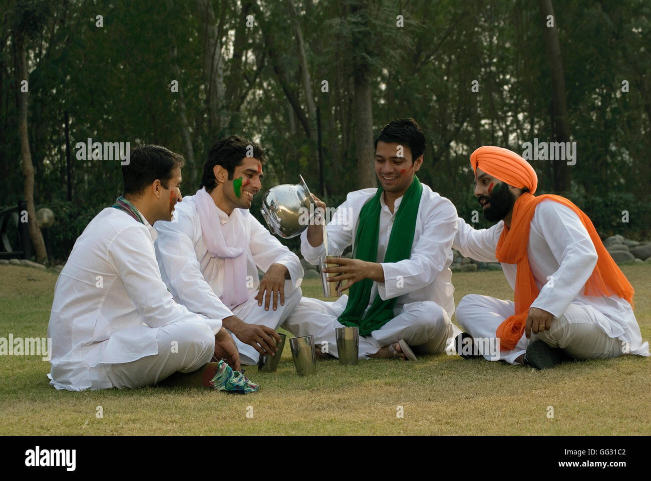 Men having Bhang Stock Photo - Alamy