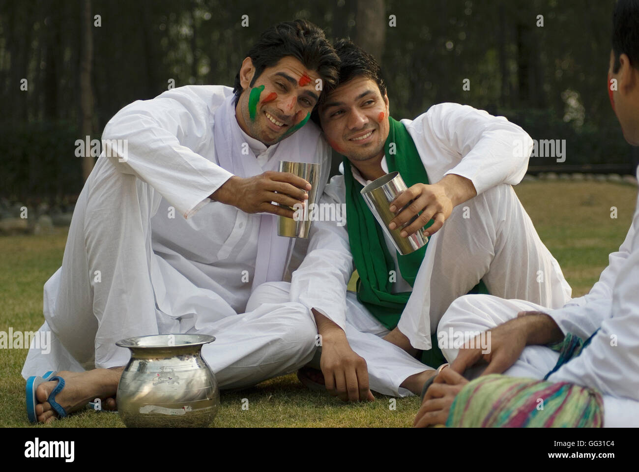 Men having Bhang Stock Photo - Alamy