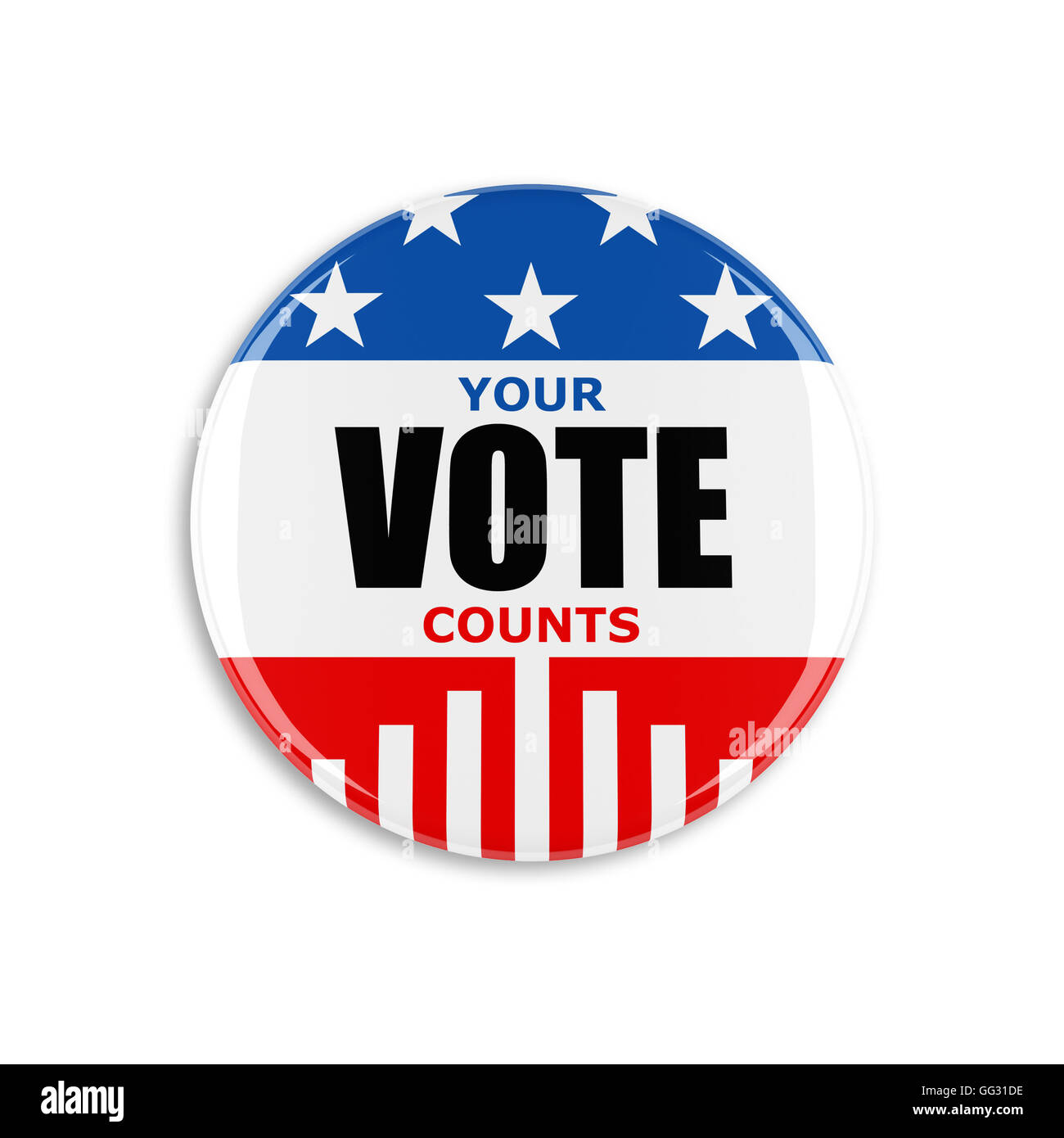 Your Vote Counts Button