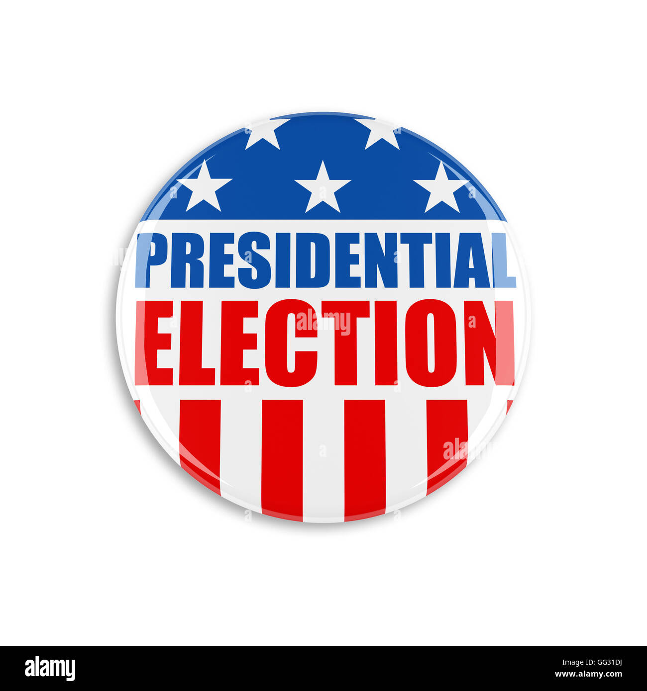 Button on white background hi-res stock photography and images - Alamy