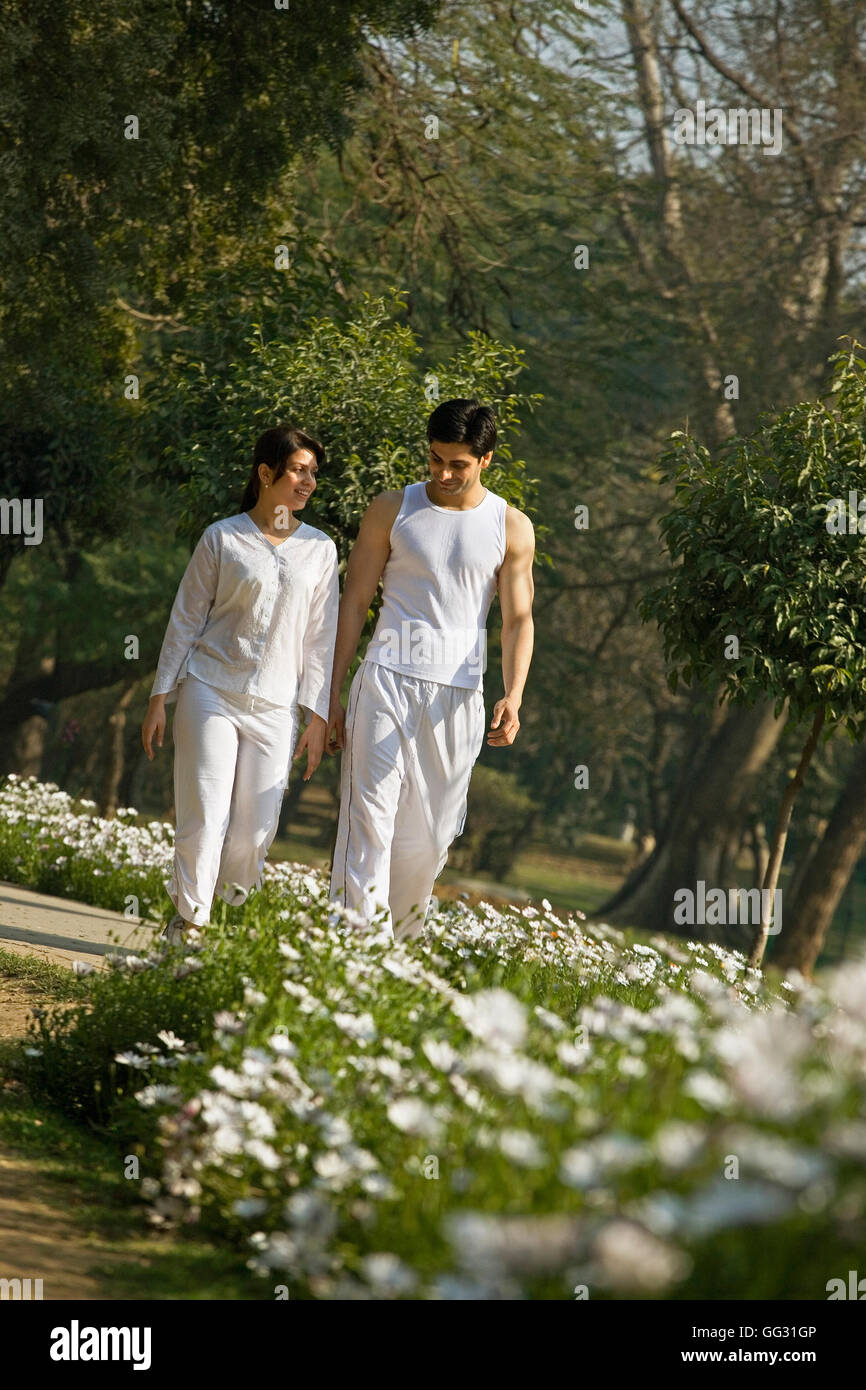 Indian man morning walk hi-res stock photography and images - Alamy