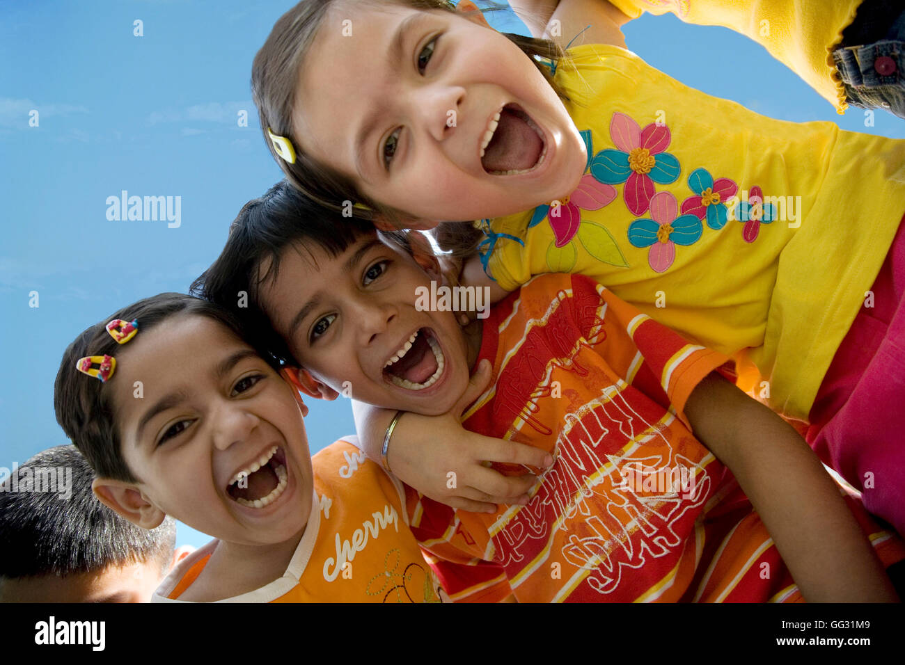 Indian kid shouting hi-res stock photography and images - Alamy