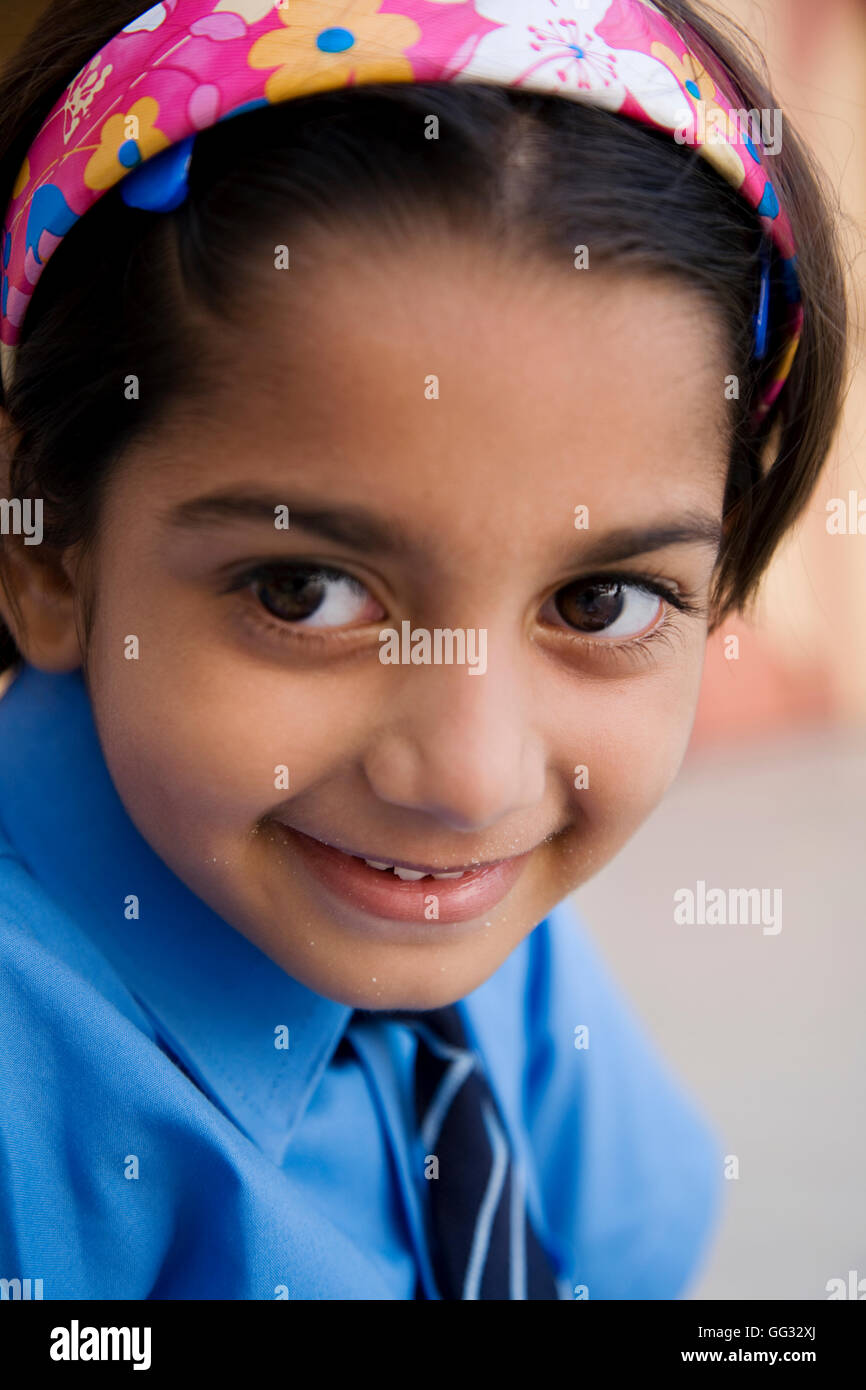 Portrait of a school girl Stock Photo - Alamy