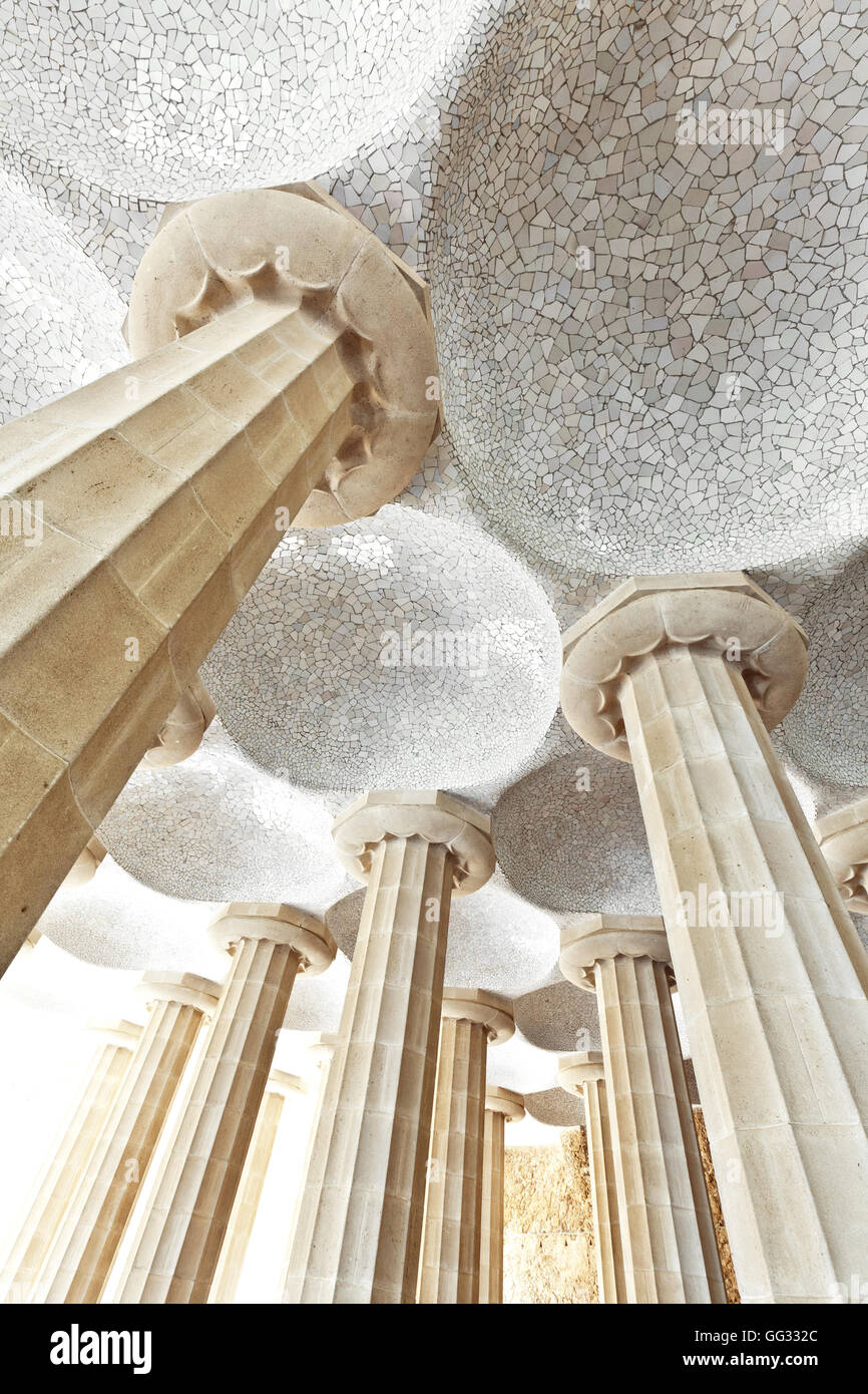 Gaudi columns hi-res stock photography and images - Alamy