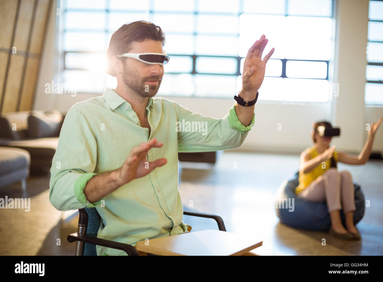 Virtual reality chair hi-res stock photography and images - Alamy