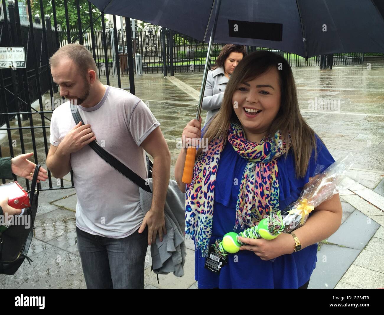 Joanne Meadows and Leonard Collins, joint owners of a dog called Hank ...
