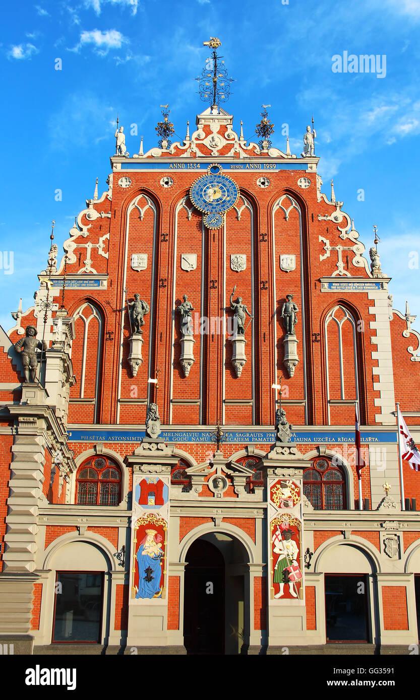 House of the Blackheads, Riga, Latvia Stock Photo - Alamy